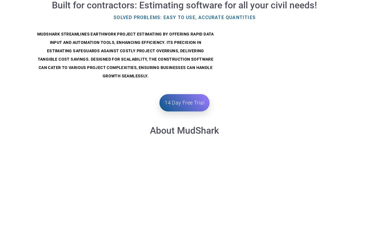 MudShark contruction software